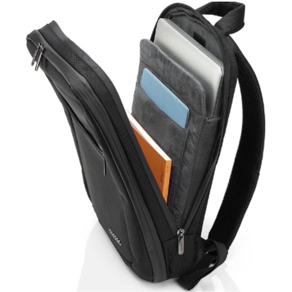 cocoon | Bags | Black Cocoon 56 Slim Backpack Black Bookbag For Laptop ...